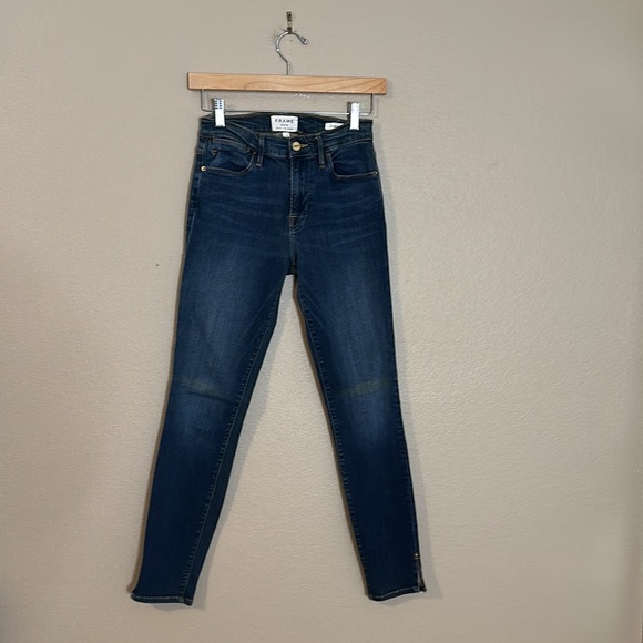 Frame Denim | Jeans | Frame Le High Ankle Skinny Jeans With Ankle Split ...